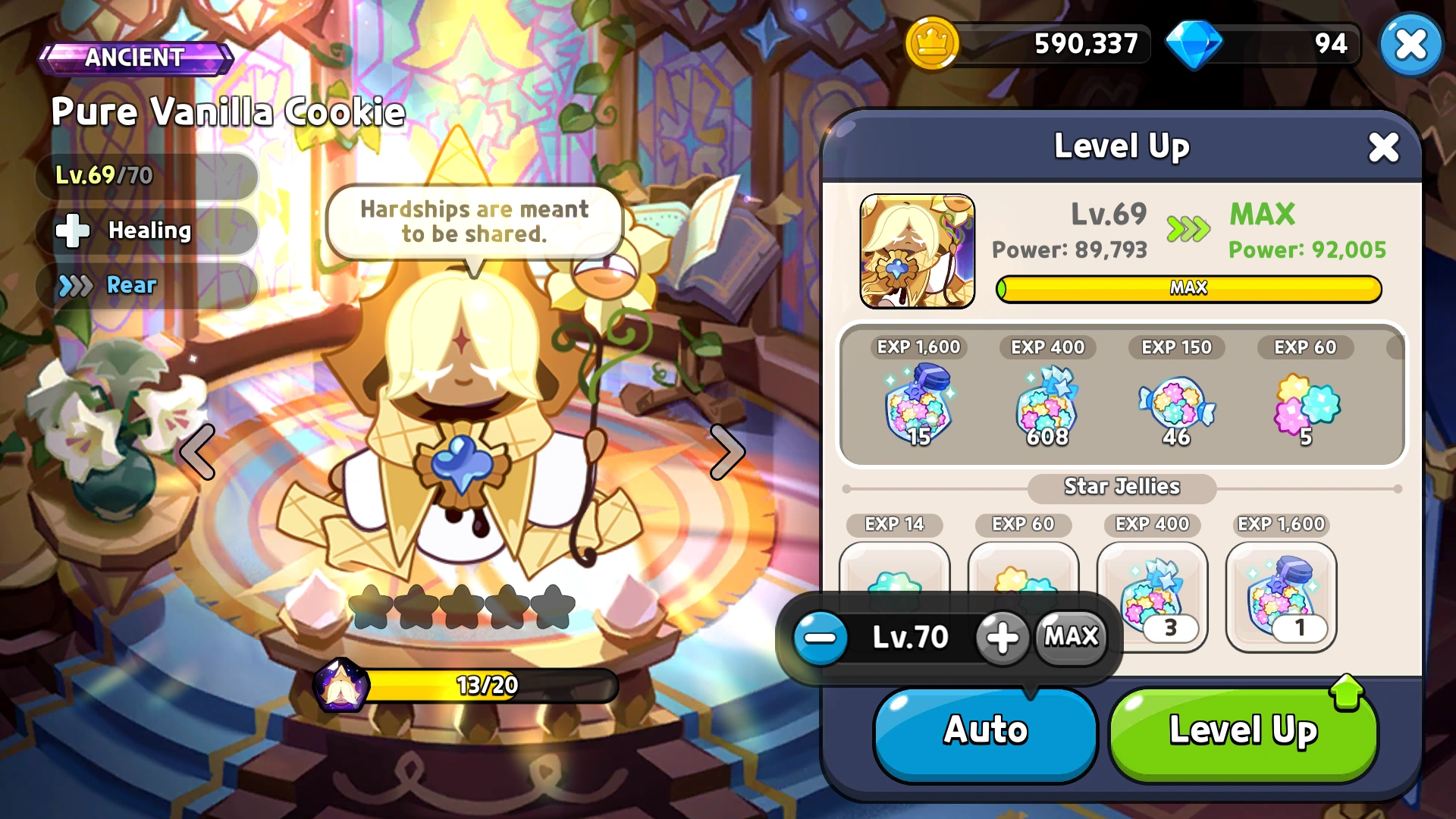 ggs level 70 pure vanilla and paragoned cookies | Fandom