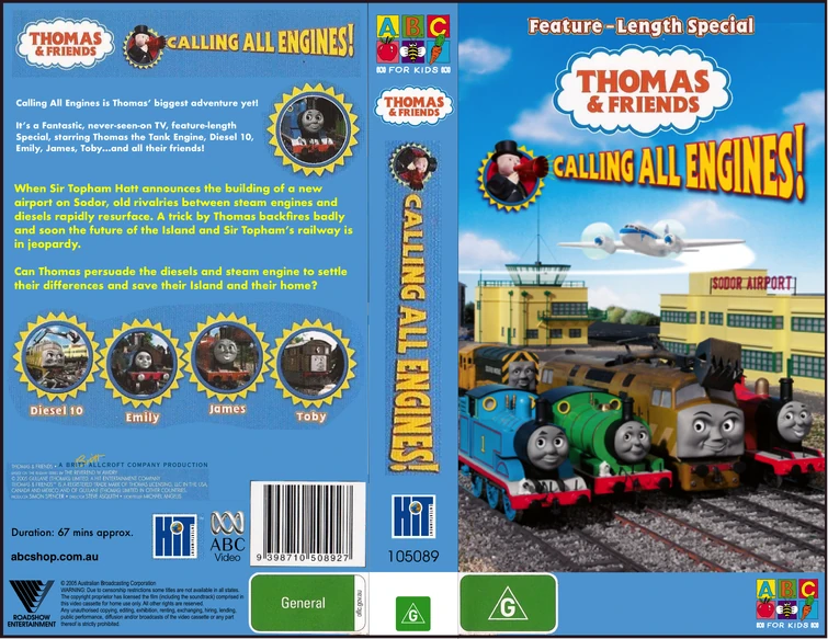 Thomas & Friends - Calling All Engines 2005 AUS VHS | Fandom