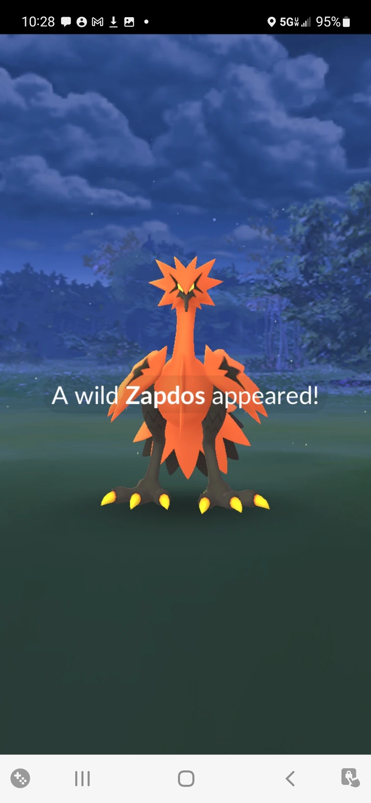 Yes! I always knew Zapdos would be the most forgiving. Instinct for the ...