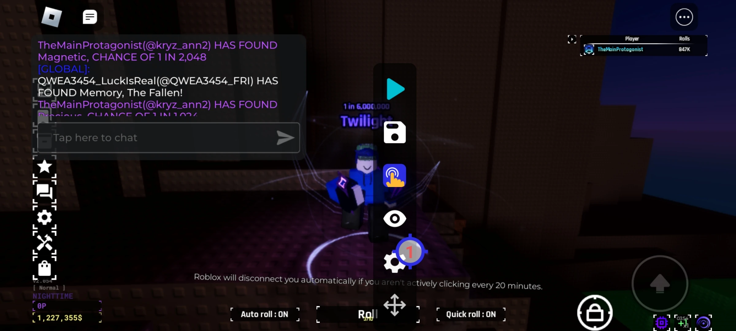 Was grinding in Sol's RNG when I saw someone get Memory | Fandom