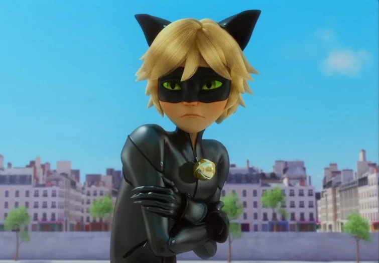 Chat Noir be cat walkin' #10 😻🥺💘 (All credit goes to BlueBell Agreste ...