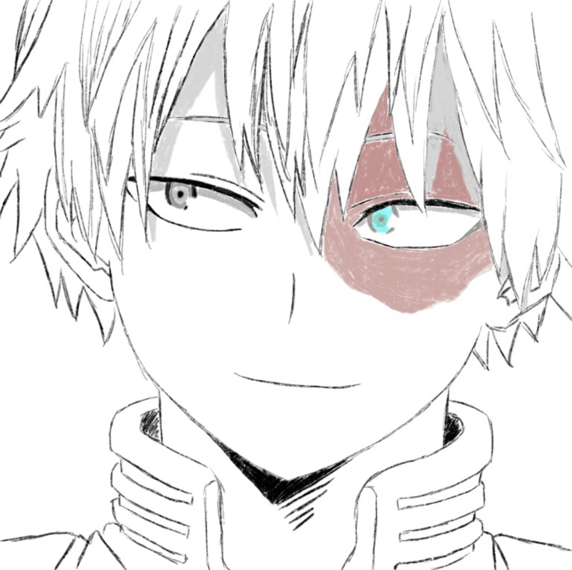 I tried drawing Todoroki | Fandom