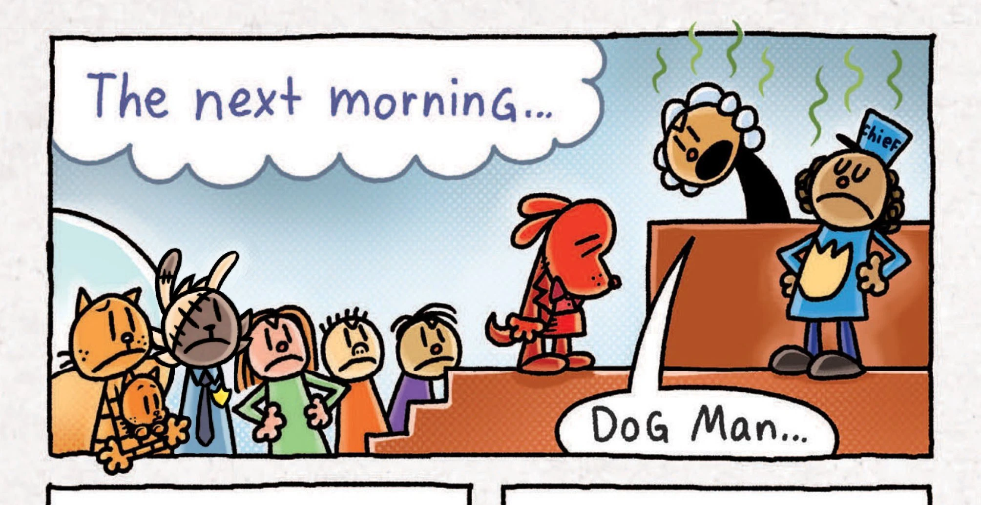 More Dog Man comic panels edits with my OC, Fuzzy! | Fandom