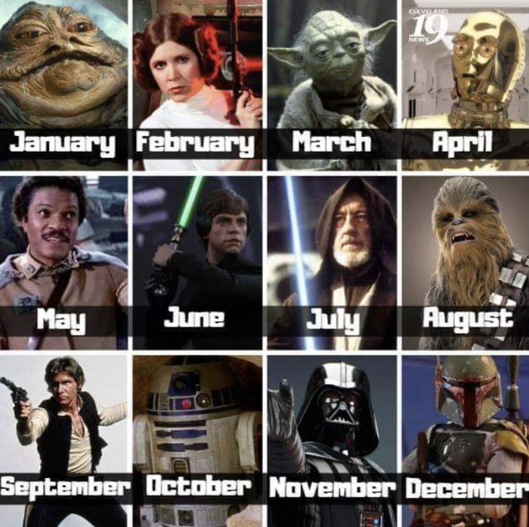 Birth month = your star wars character | Fandom