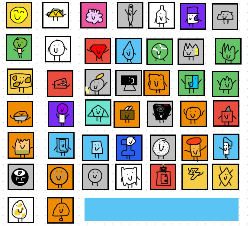 Bfb voting cards but the assets are pretty bad (44/64) #8 | Fandom
