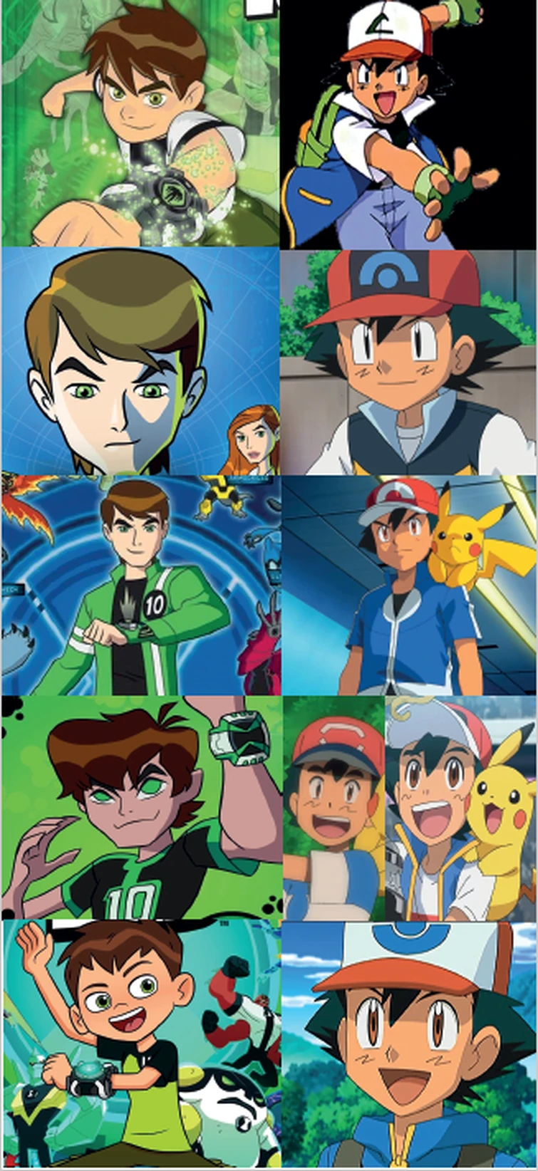Ben 10 Series Portrayed By Ash Ketchum Fandom