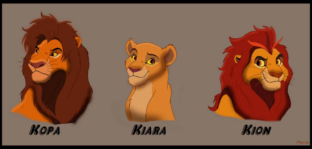 Kopa, Kiara and Kion art by Penda321 on deviantart | Fandom