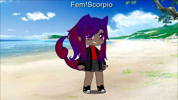 can someone make a female scorpio pls i only see male scorpio in gacha ...