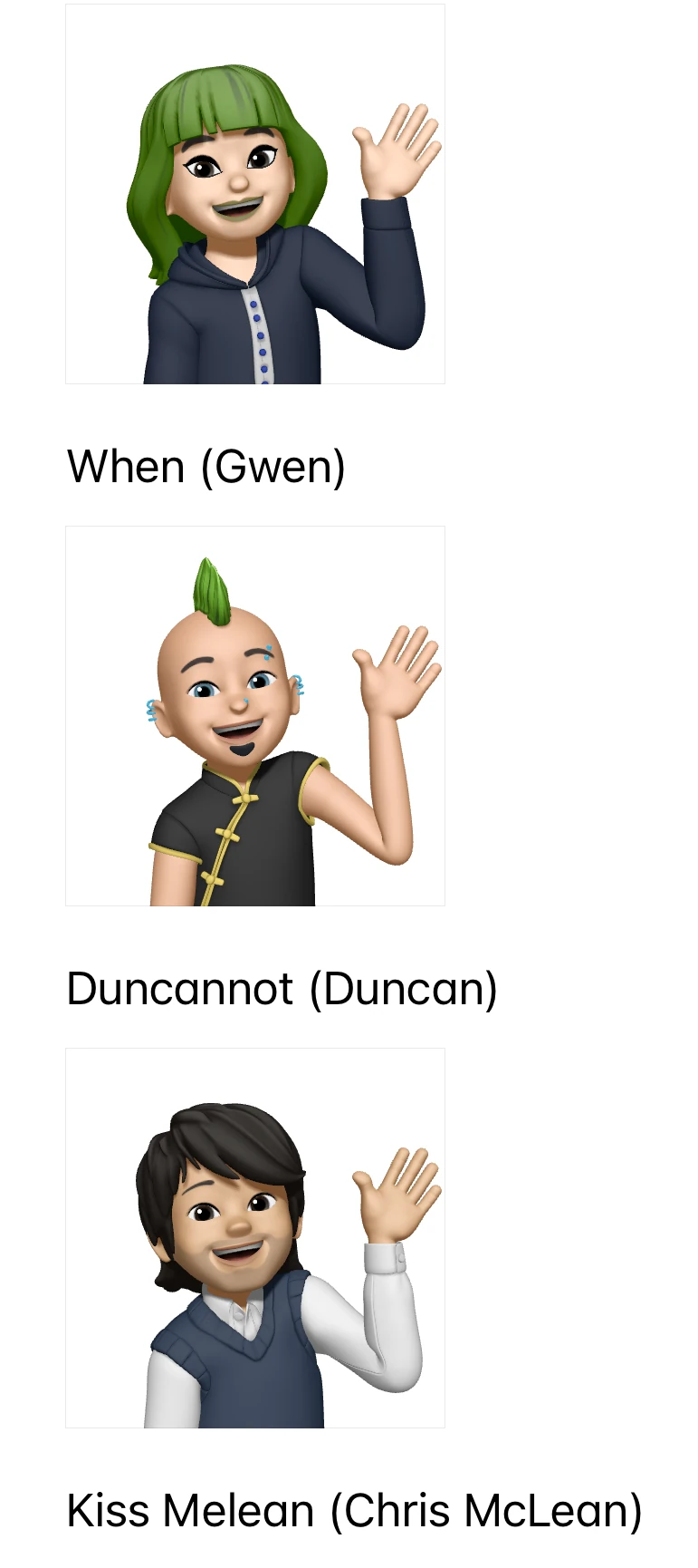 TD character ripoff names | Fandom