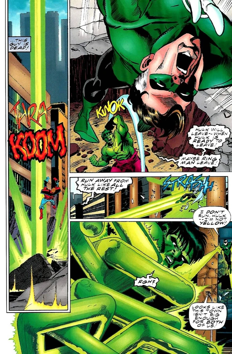 Hulk broke Green Lantern constructs | Fandom