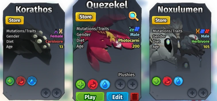 Selling glow tail speed quez, headless glimmer kora, and harvest max ...