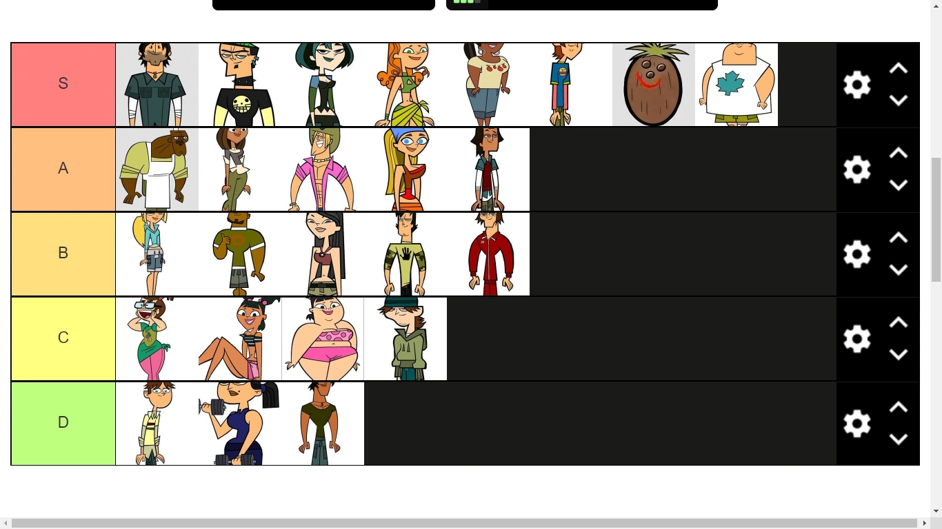 My Sister Ranked The TDI Characters, that's the only season she's seen ...