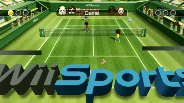 Wii Sports Tennis Vs. Champion Elisa, and her partner Sarah. With two ...