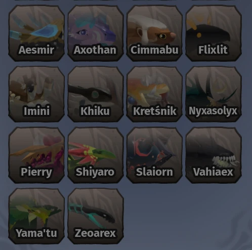 LF Explorer Gacha/Mission creatures (NYP) | Fandom