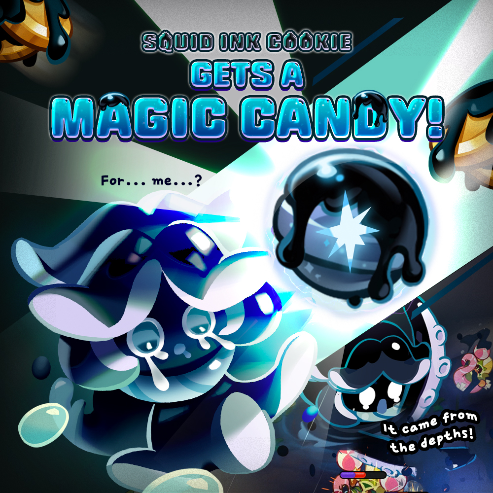 Squid Ink Cookies Getting A Magic Candy 🍬🤩 Fandom