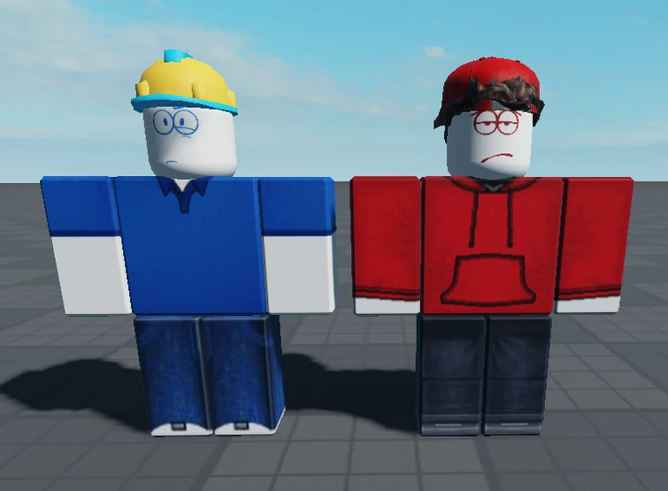 figures (blue) builderman skin mockup | Fandom