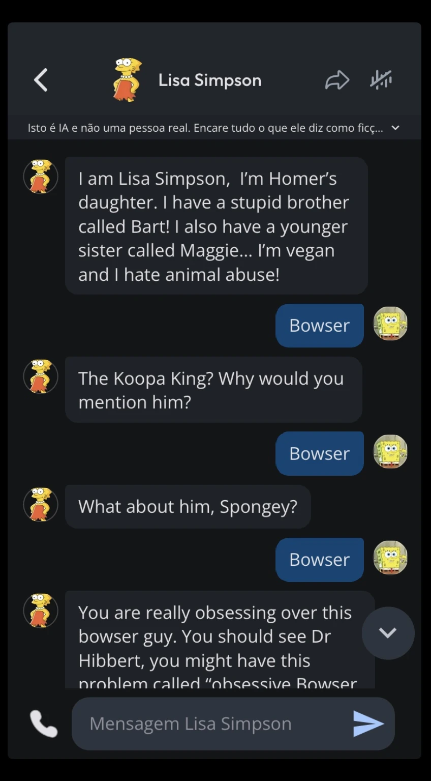 Making Lisa Annoyed (Character Ai) | Fandom