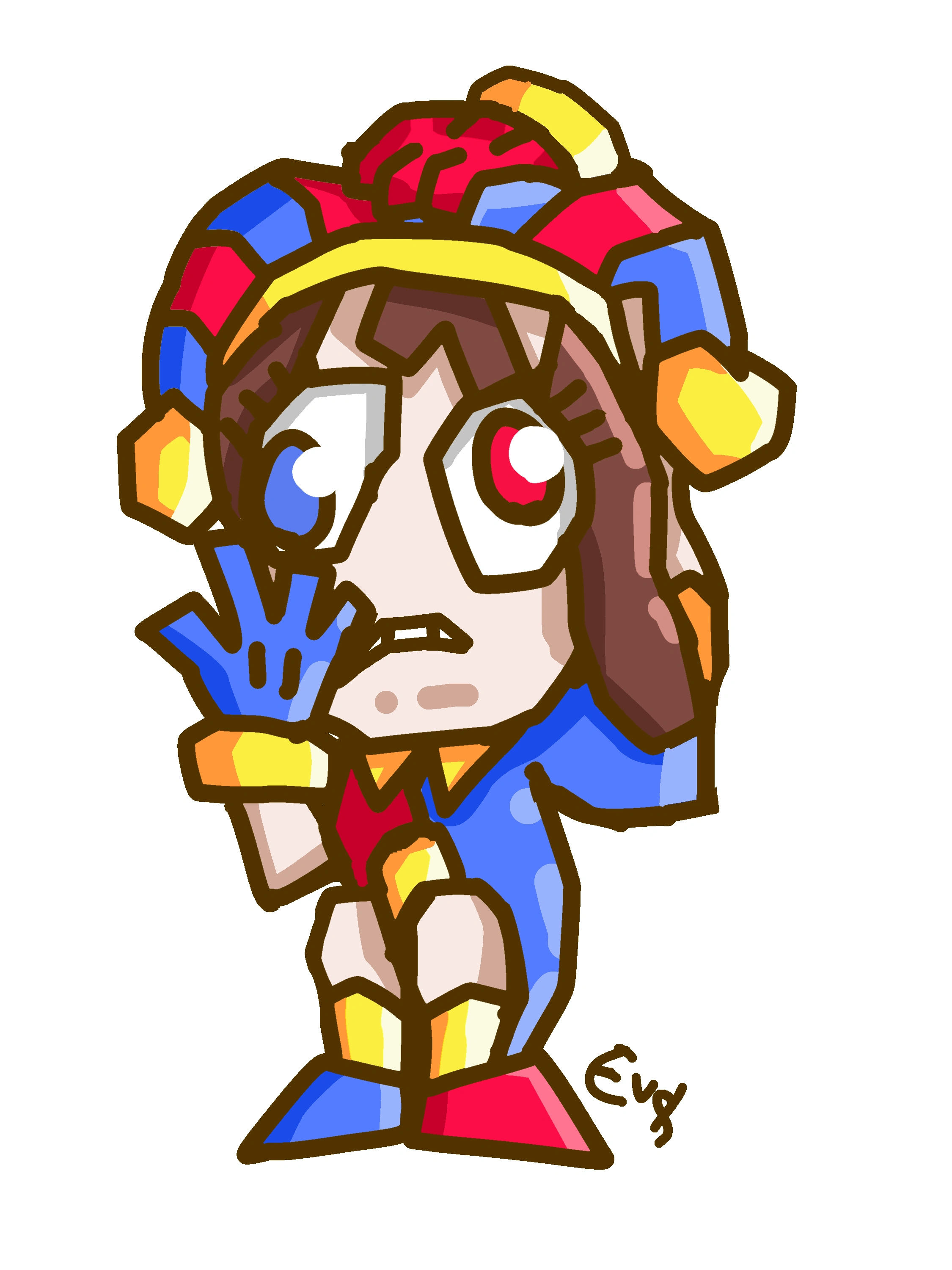 My drawing of Pomni | Fandom