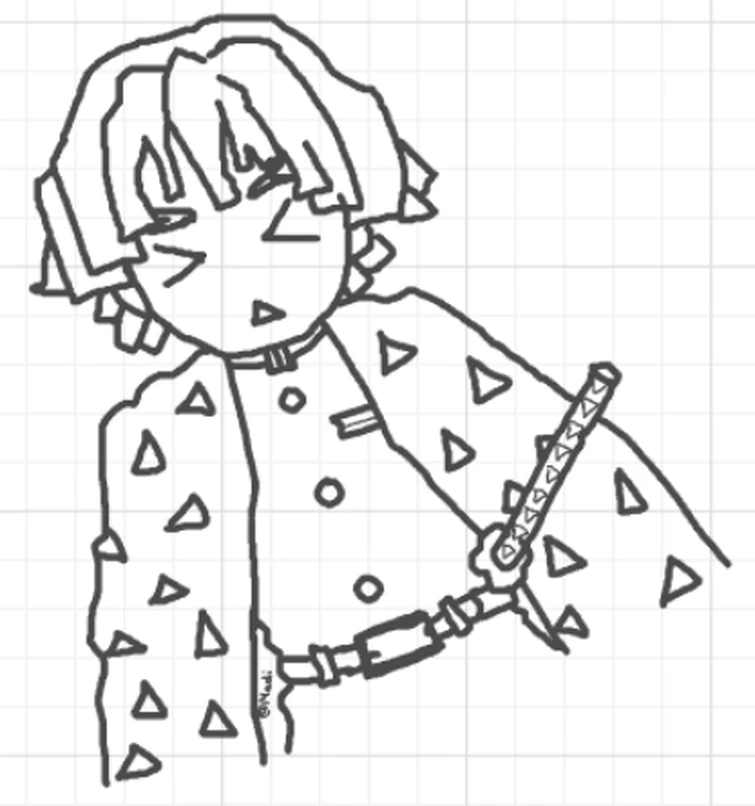 Old Zenitsu drawing i forgot to post | Fandom