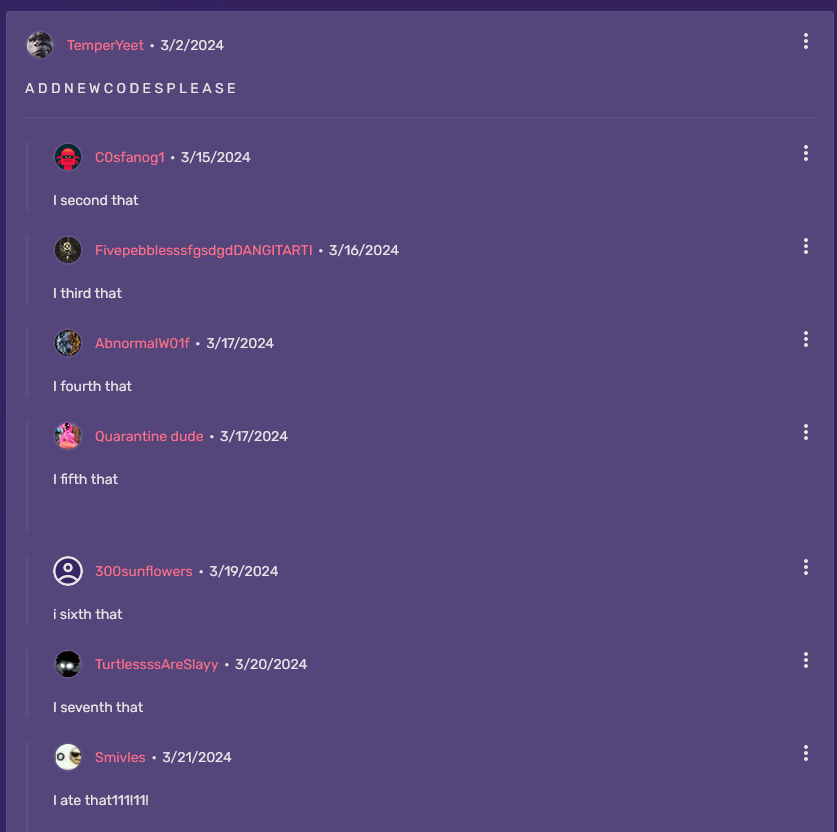 here is why new codes should be released | Fandom