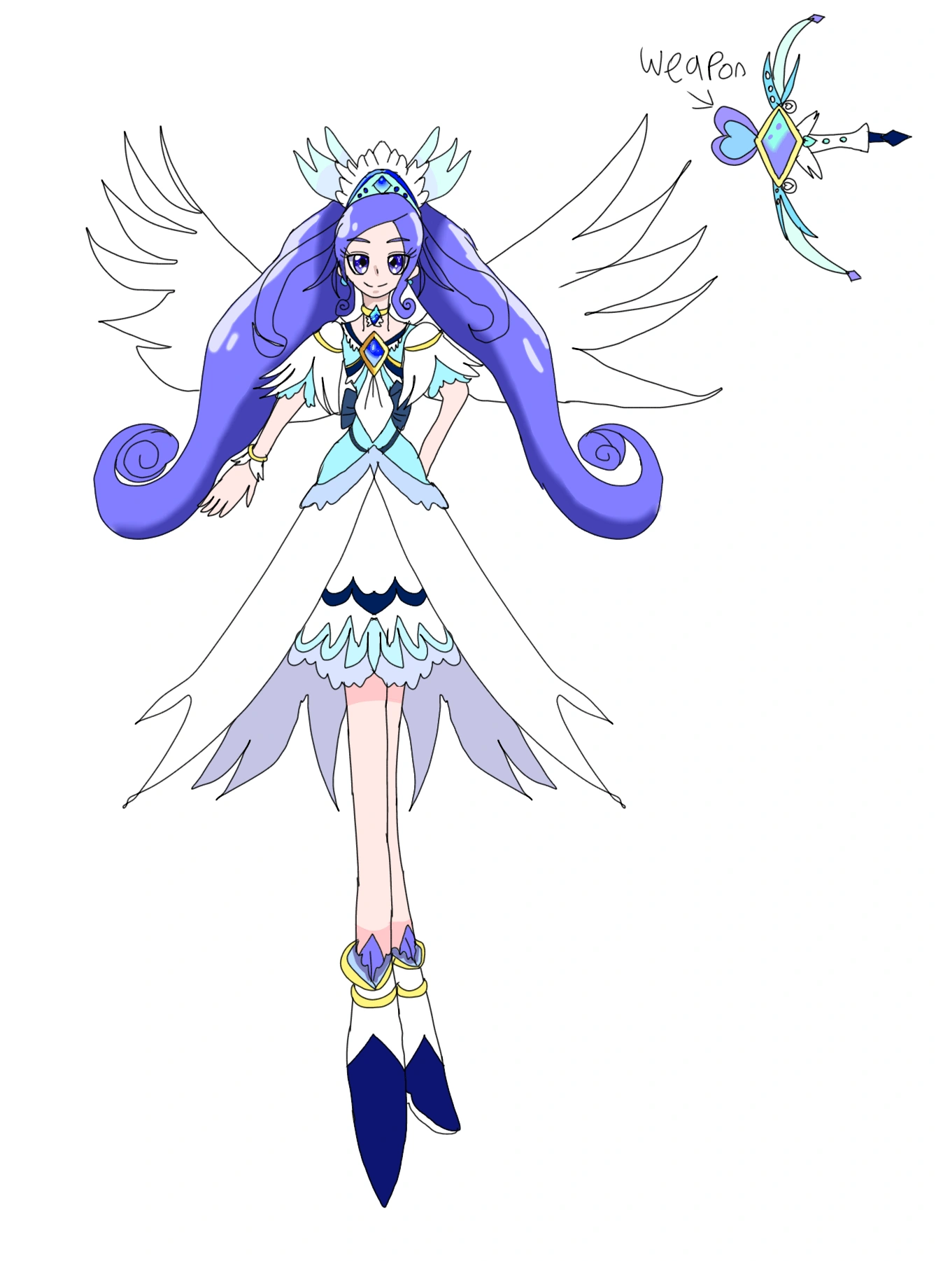 Cure diamond with super form | Fandom