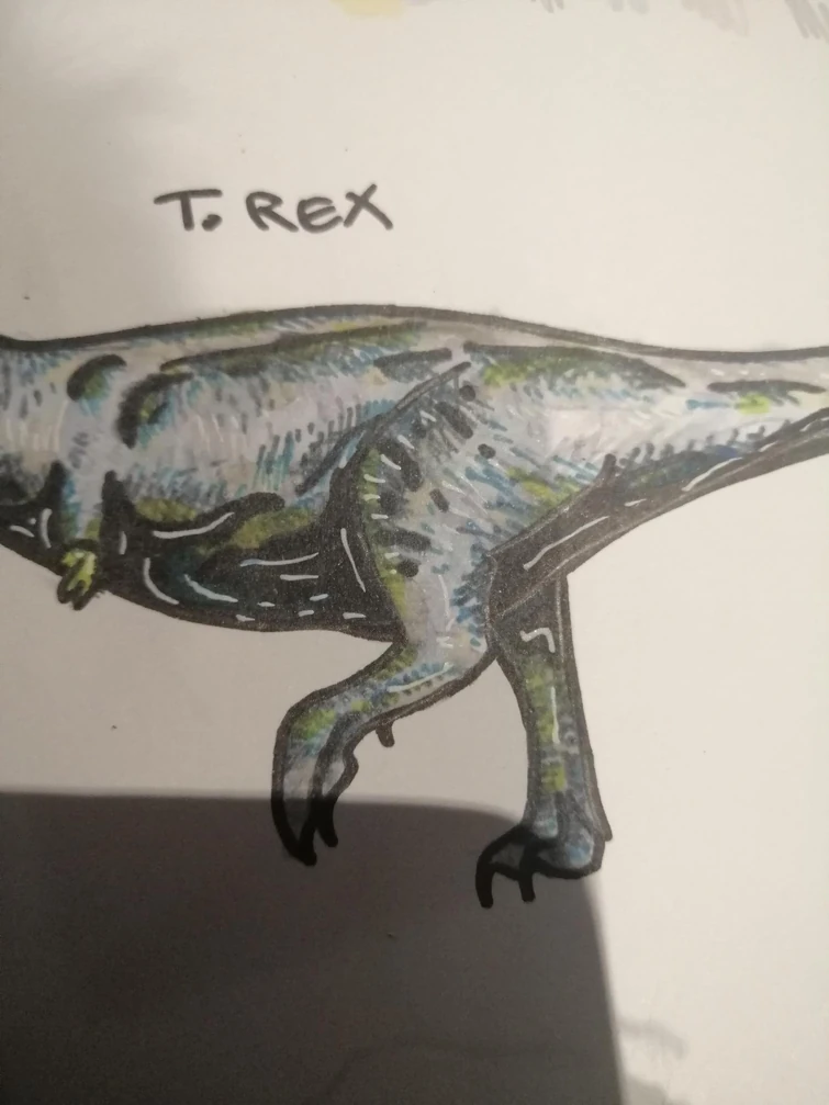 My t Rex art | Fandom