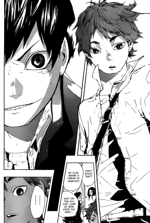 a manga panel from Haikyuu!!'s pilot chapter,, | Fandom
