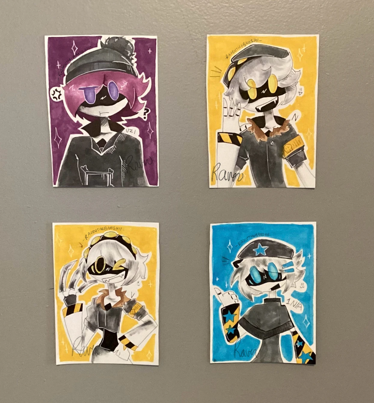 Murder drones art I did for my wall!! | Fandom