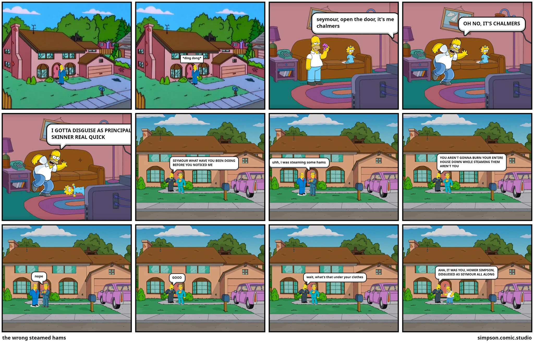 this simpsons comic was made a month ago (the wrong steamed hams) | Fandom
