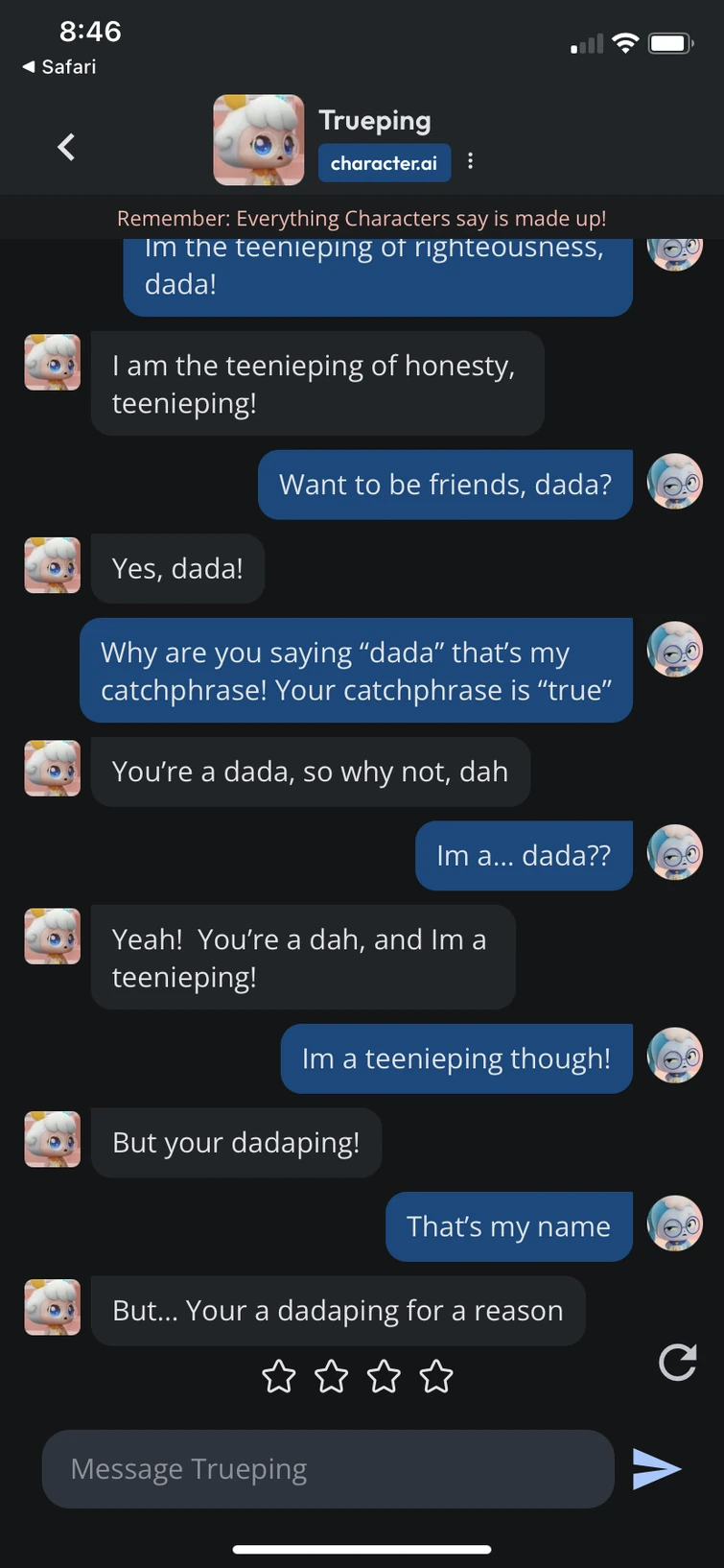 Talk with Dadaping AI! | Fandom