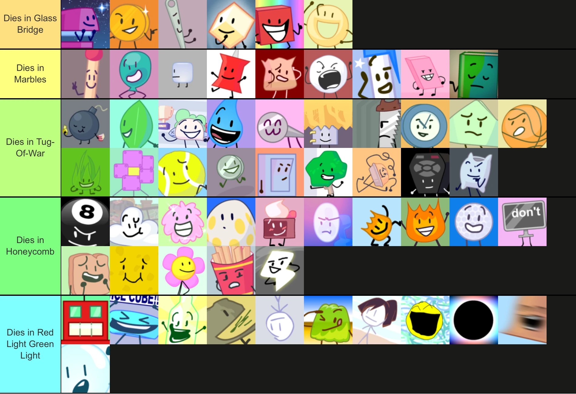 Bfb x squid games | Fandom