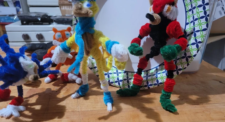 I made a Sonic fan flick with pipe cleaners. | Fandom
