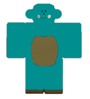 High Quality Light Blue Monke | Fandom