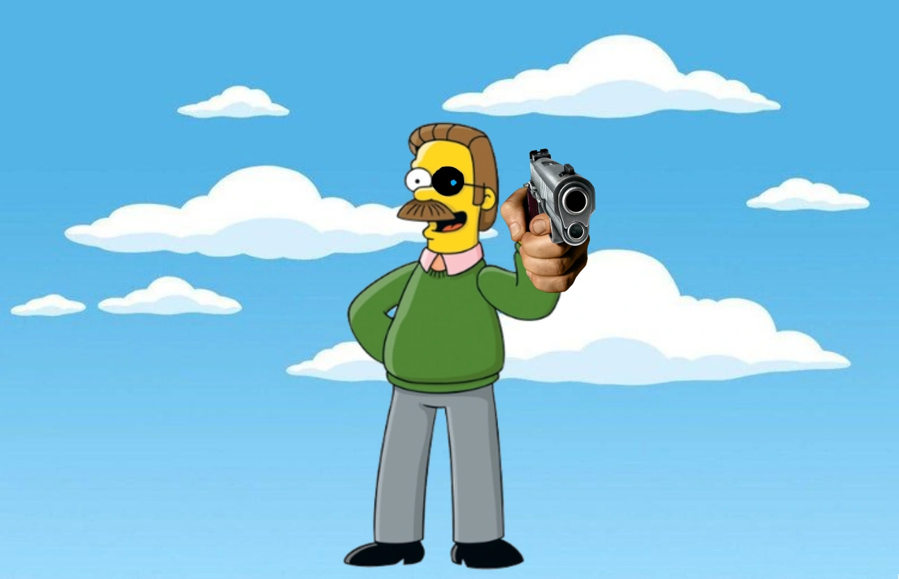 Ned Flanders In The Simpsons Wrestling Be Like. | Fandom