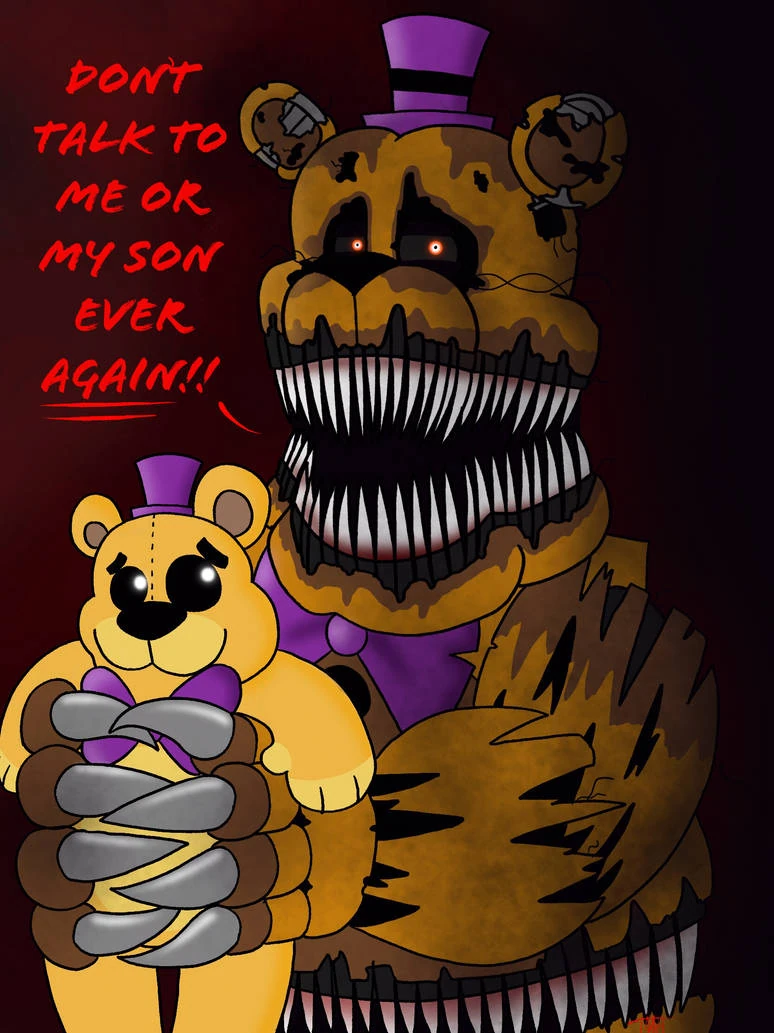 We Stan Nightmare Fredbear (art not mine) | Fandom