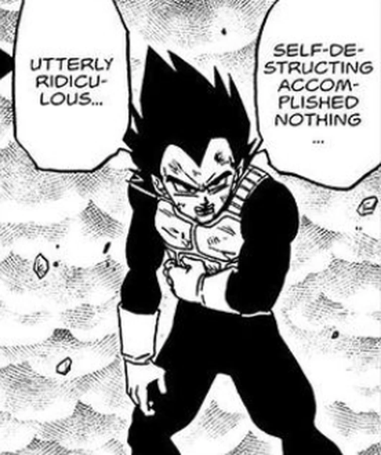 Vegeta is one to talk | Fandom