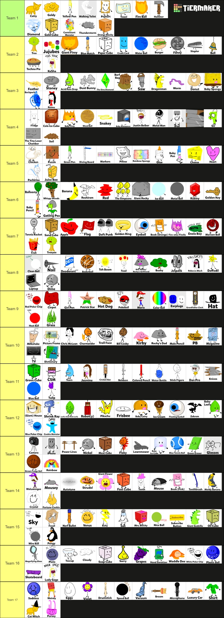 BFDI 17 VV #1 | Fandom