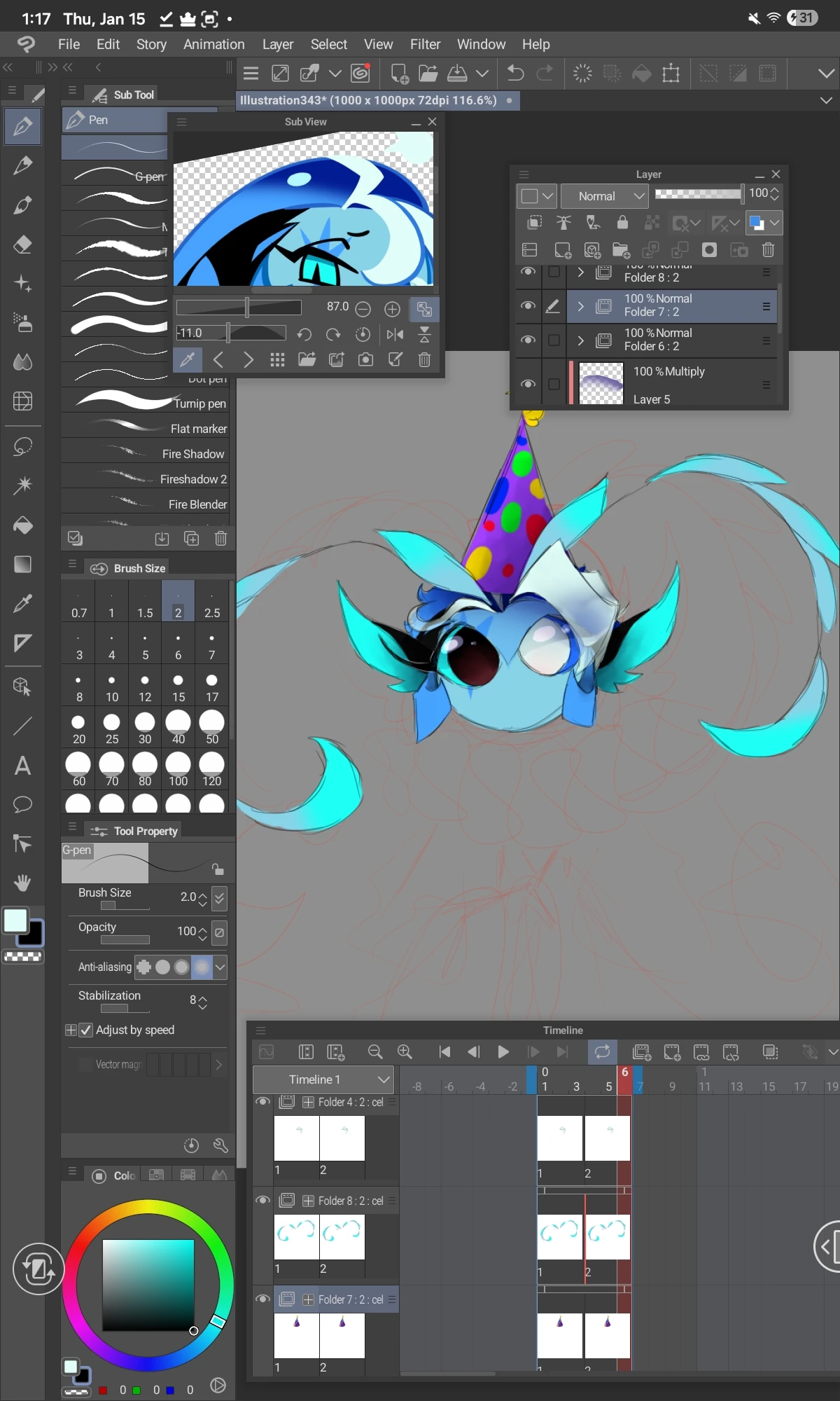 Doing a little animated drawing for smc's birthday (today) :D | Fandom