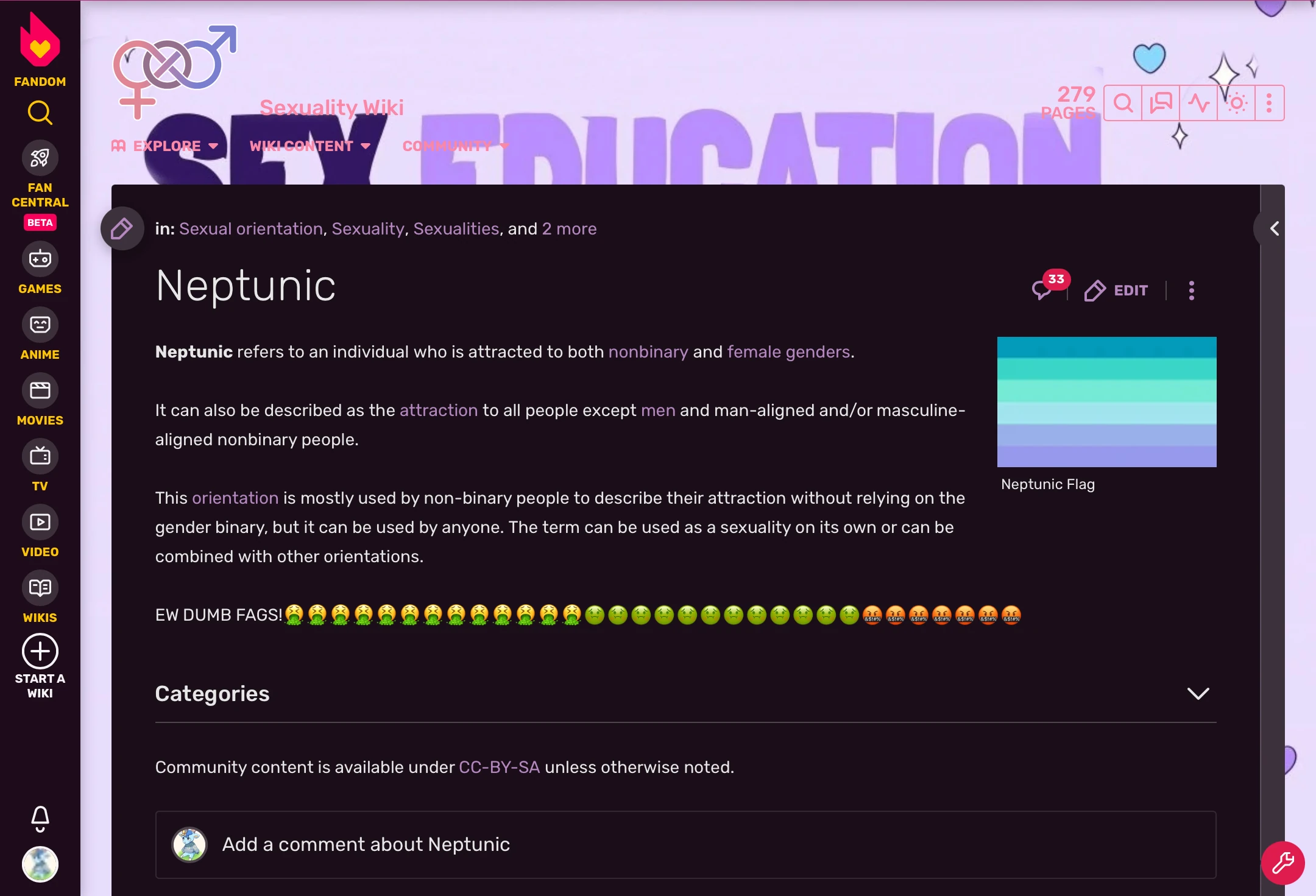 Admins, can y’all ban this guy? | Fandom