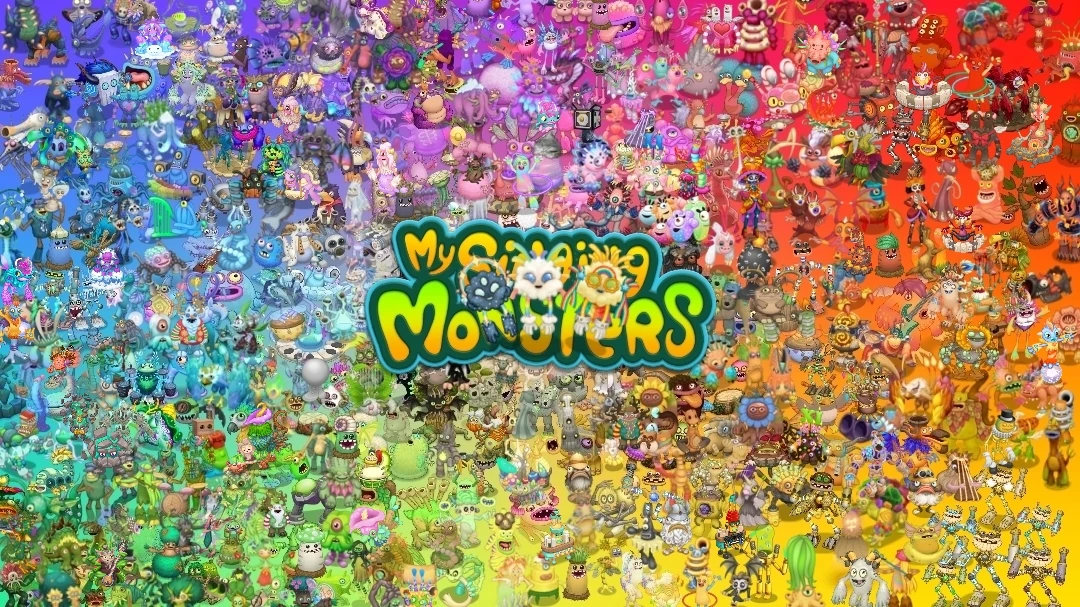 Every monster ever, in one gradient image | Fandom