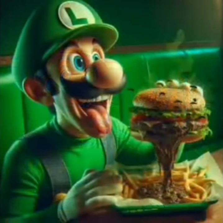 *makes you eat the drippy burger* | Fandom