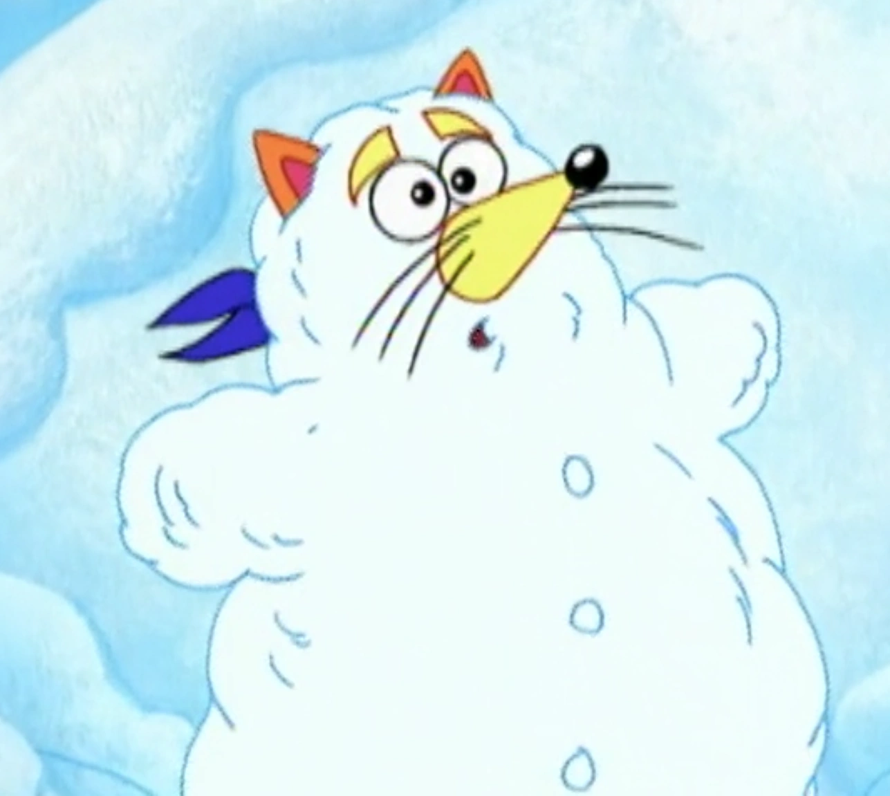 Could someone provide a description of Swiper as a snowman? 🦊⛄️ | Fandom