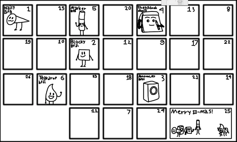 almost forgot! fan art advent calendar day 6 | Fandom