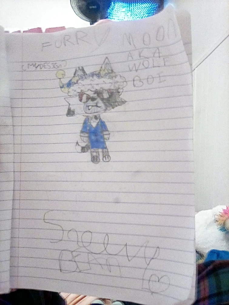 I drew furry moon cuz bored | Fandom