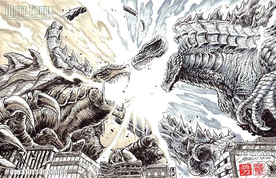 Godzilla vs. Gamera - Matt Frank Edition... | Fandom