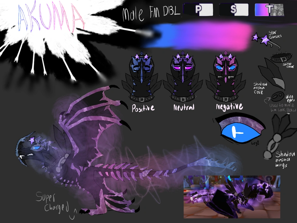 Made Akuma a ref sheet | Fandom