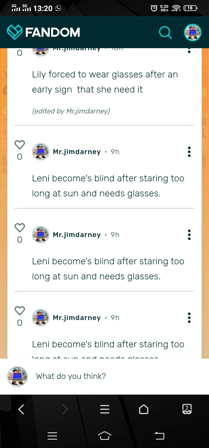 Just goofing off | Fandom