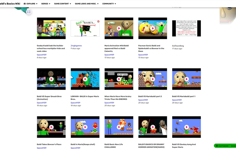 Just a question, why are these videos being uploaded in the image activity? | Fandom