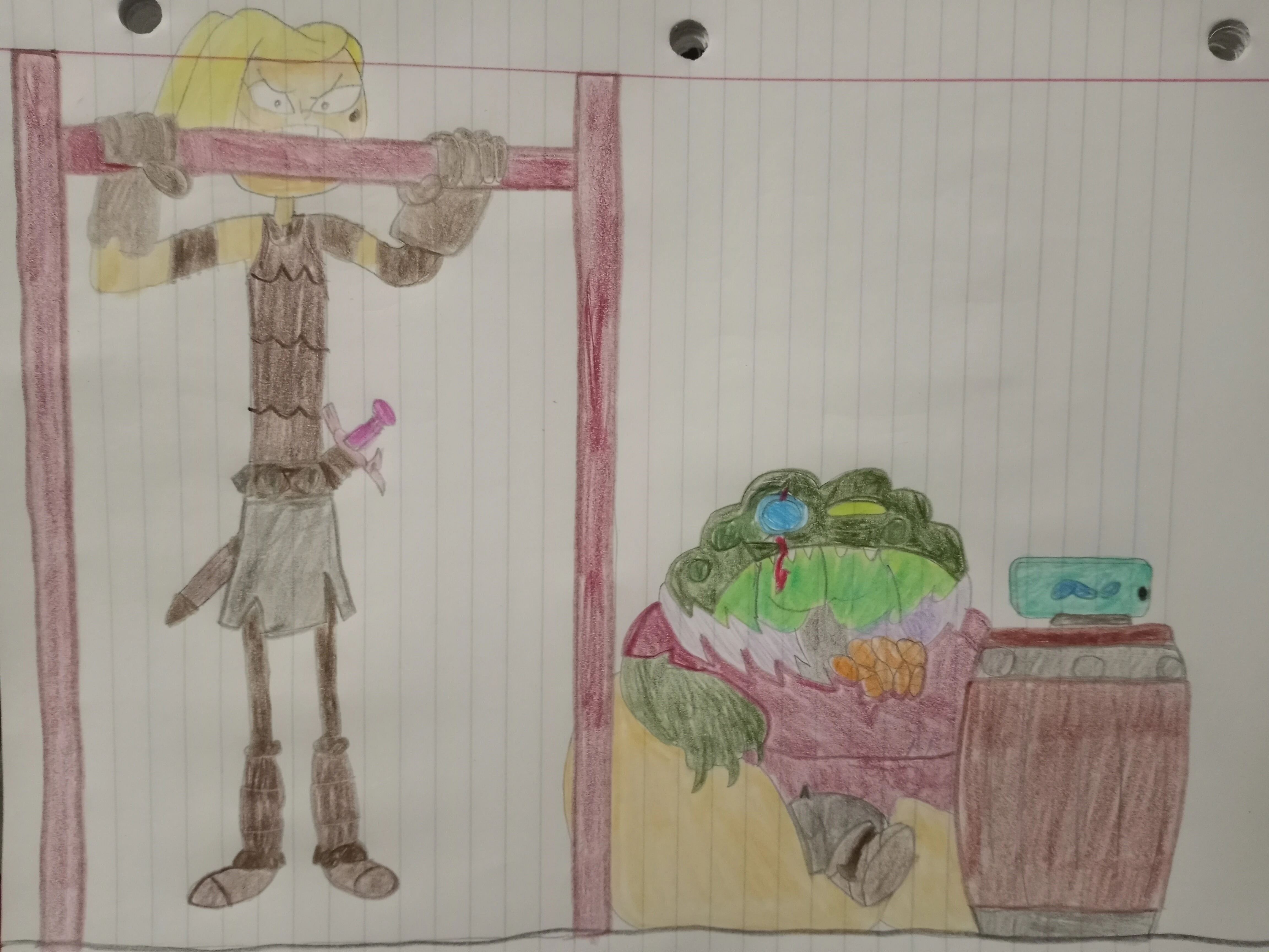 New Umbra-Style Fan Art: Sasha and Grime Together, A La Toadcatcher ...