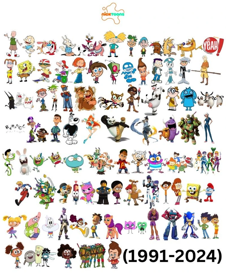Nicktoons: All List Characters In (1991-2024)(UPDATED) | Fandom